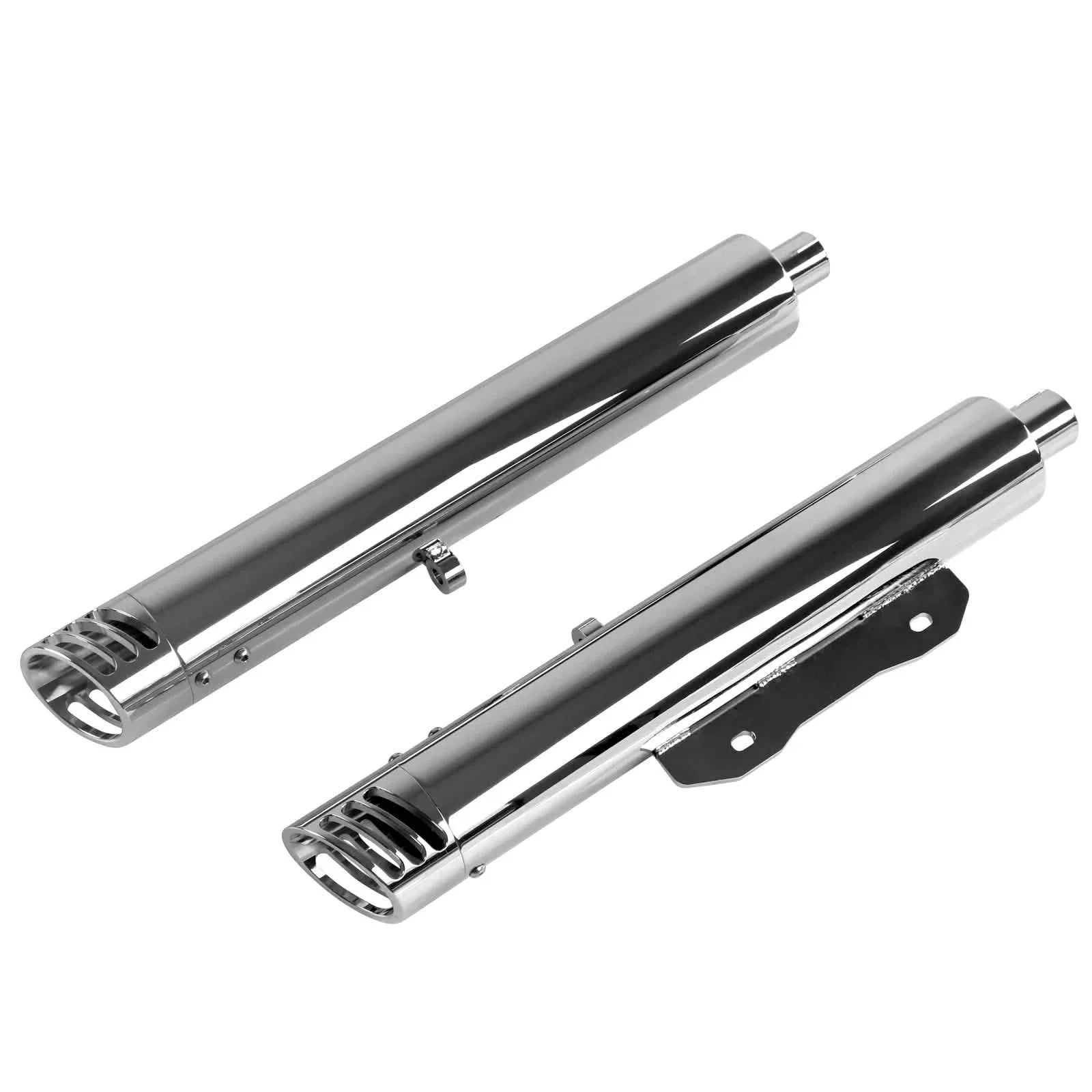 Rumble Pipes 3.0'' Slip on Mufflers for Honda Sabre, Stateline, Inters